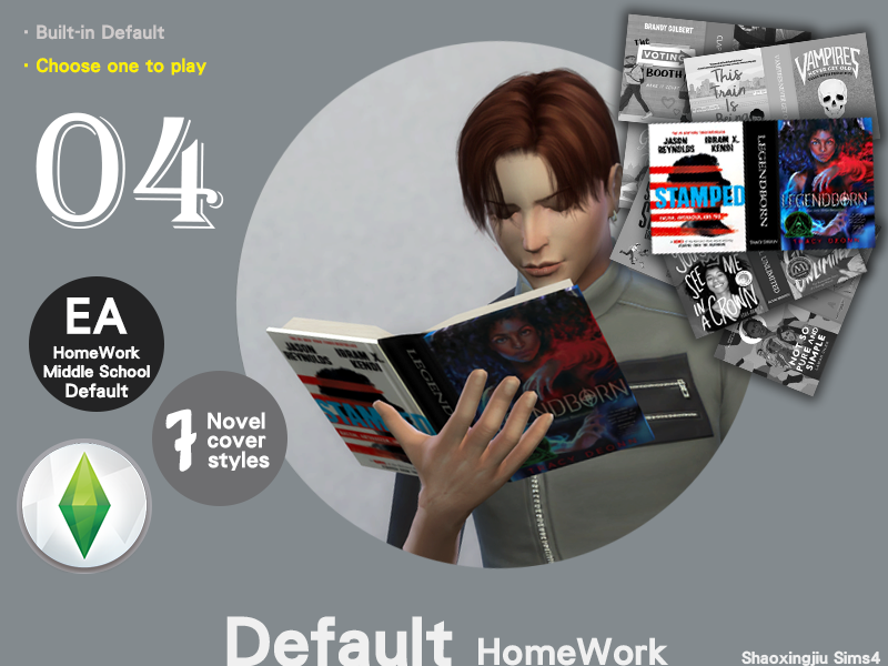 The Sims Resource | Teen HomeWork Middle Default 04
