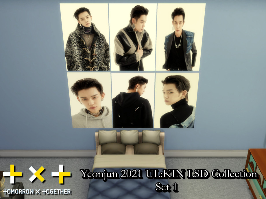 The Sims Resource | Yeonjun(TXT) 2021 UL:KIN LSD Posters Set 1 - REQUIRES MESH