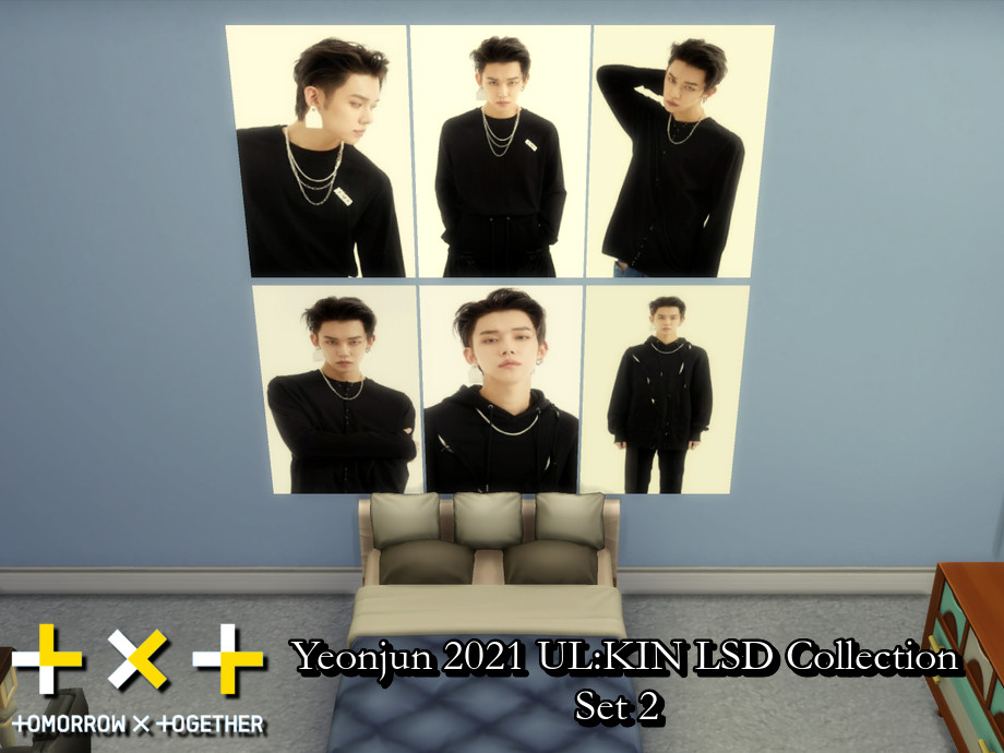 The Sims Resource | Yeonjun(TXT) 2021 UL:KIN LSD Posters Set 2 - REQUIRES MESH