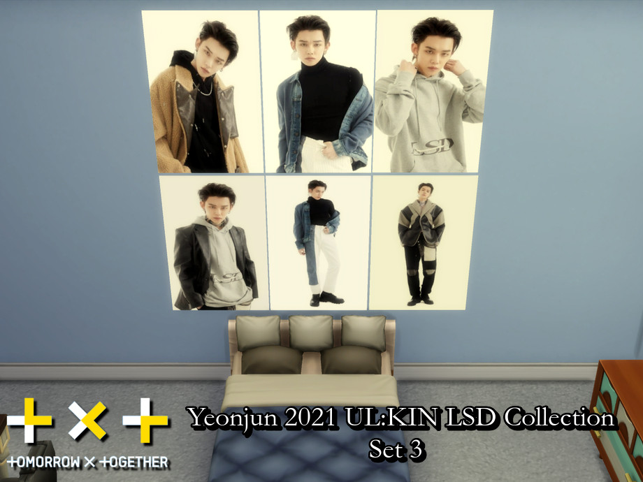 The Sims Resource | Yeonjun(TXT) 2021 UL:KIN LSD Posters Set 3 - REQUIRES MESH
