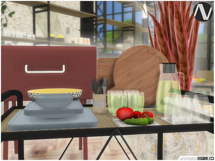 The Sims Resource - Tyler Outdoor Dining Extra