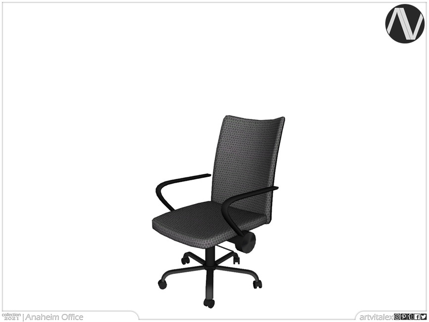 The Sims Resource - Anaheim Office Chair