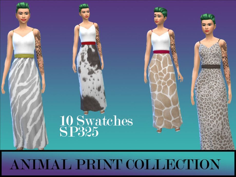 The Sims Resource | Animal Print Collection