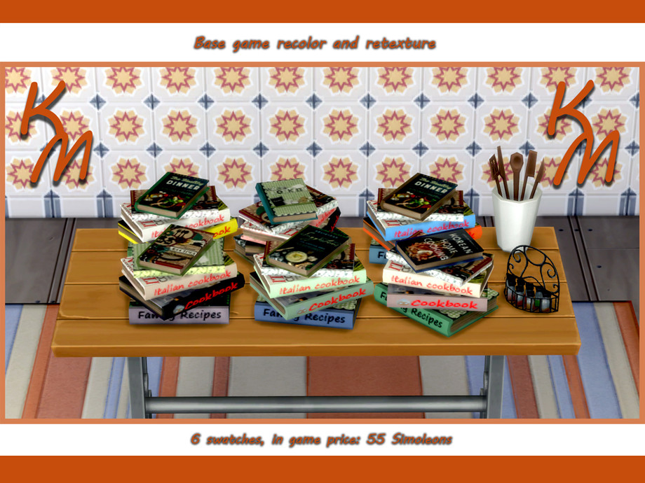 The Sims Resource | Cooking Books - clutter
