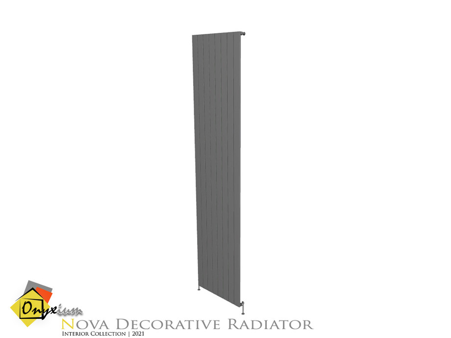 The Sims Resource | Nova Radiator Tall Narrow Connected To The Floor