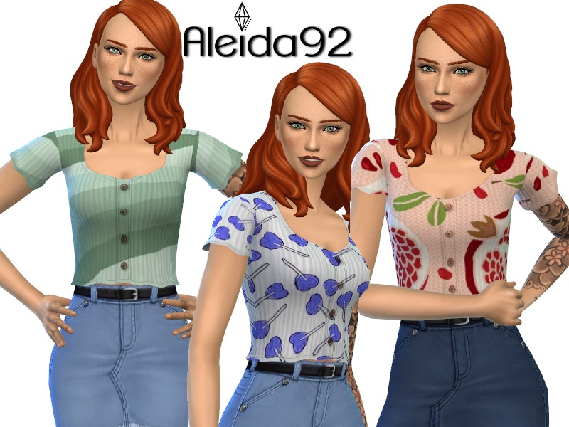 The Sims Resource | Short top