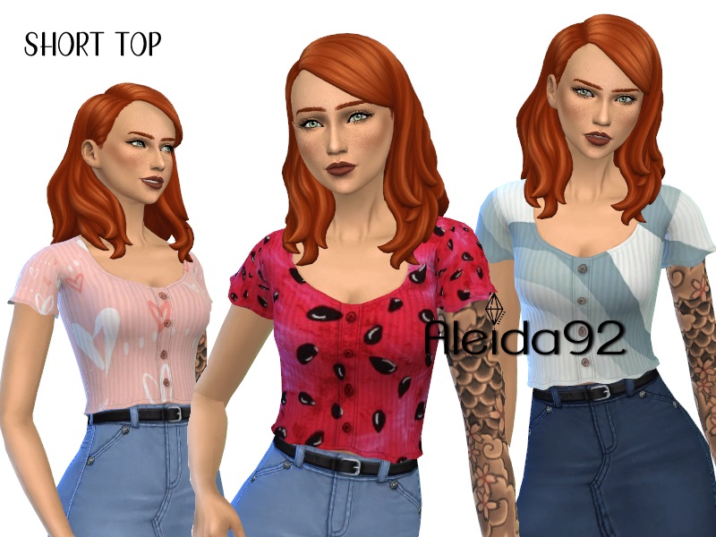The Sims Resource | Short top