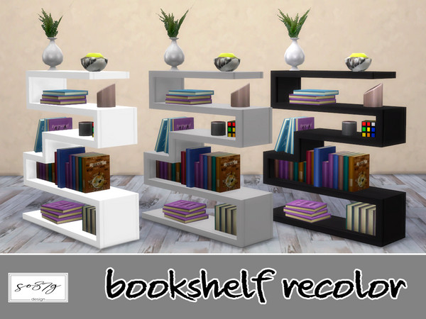 The Sims Resource | Modern Bookshelf
