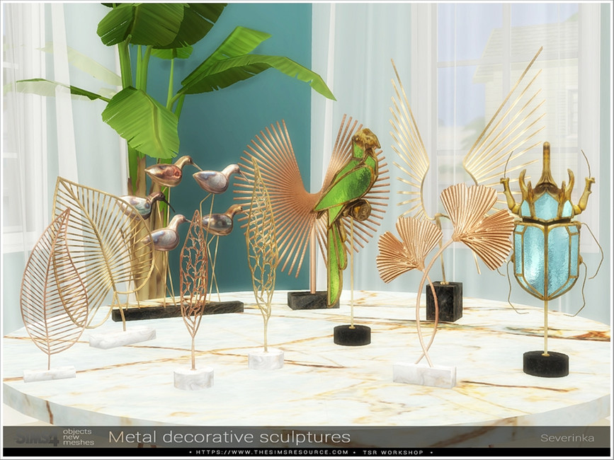 The Sims Resource - Metal Decorative sculptures