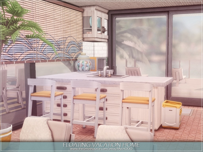 The Sims Resource - Floating Vacation Home