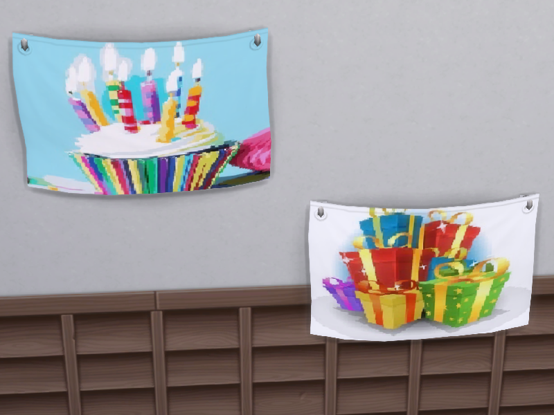 The Sims Resource | Flags birthday