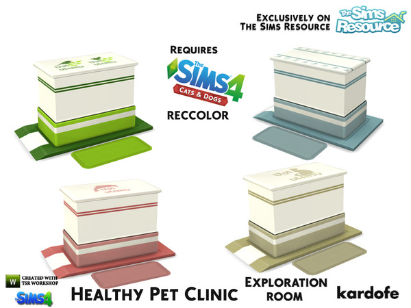 The Sims Resource | kardofe_Healthy Pet Clinic_Exploration table