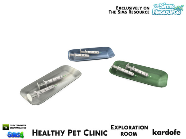 The Sims Resource | kardofe_Healthy Pet Clinic_Syringe
