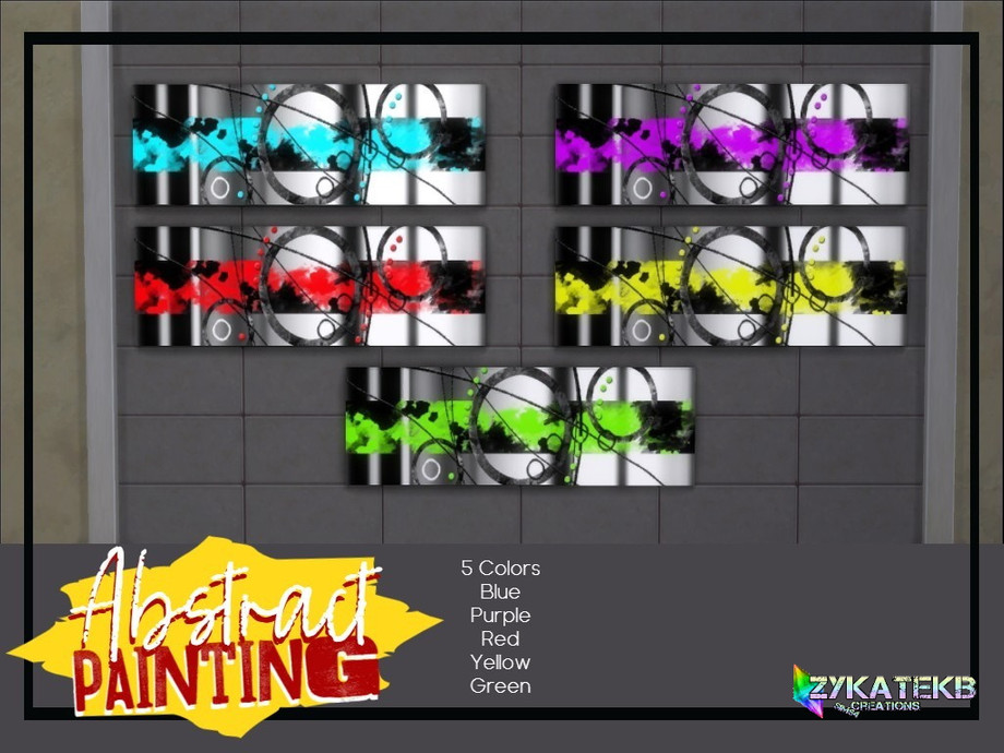 The Sims Resource | Abstract Painting