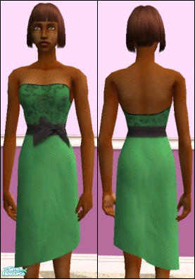 The Sims Resource | Green dress