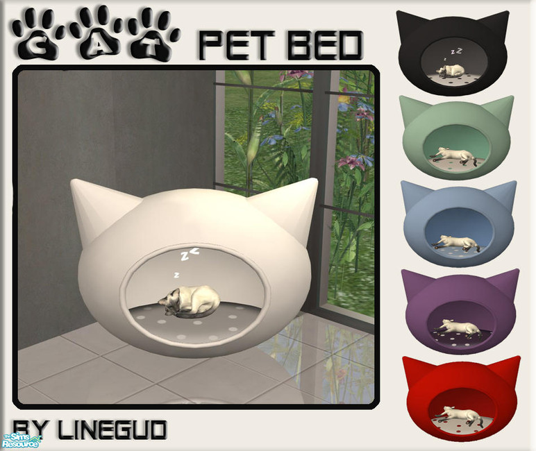 The Sims Resource - Cat pet bed - Set