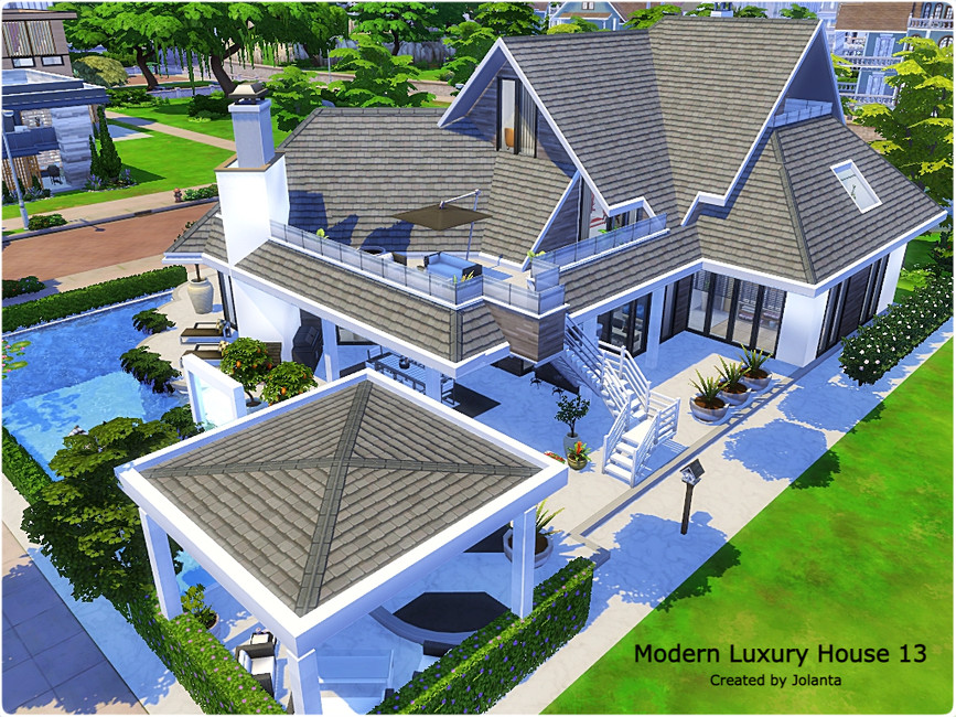 The Sims Resource - Modern Luxury House 13