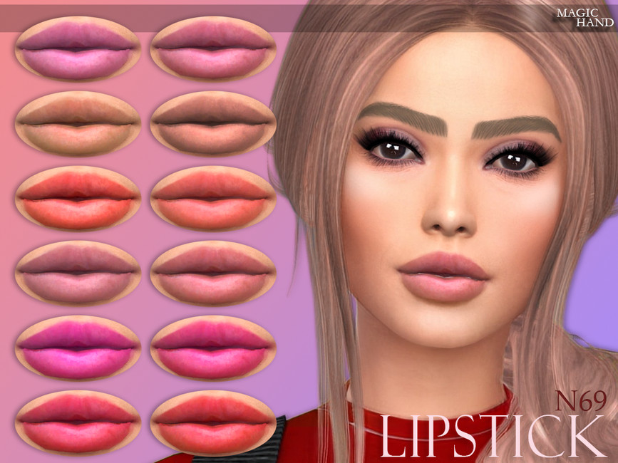 The Sims Resource - [MH] Lipstick N69