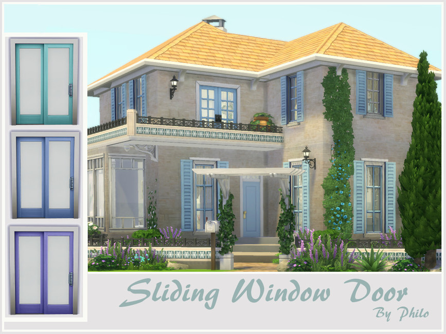 The Sims Resource - Garance Sliding Window Door