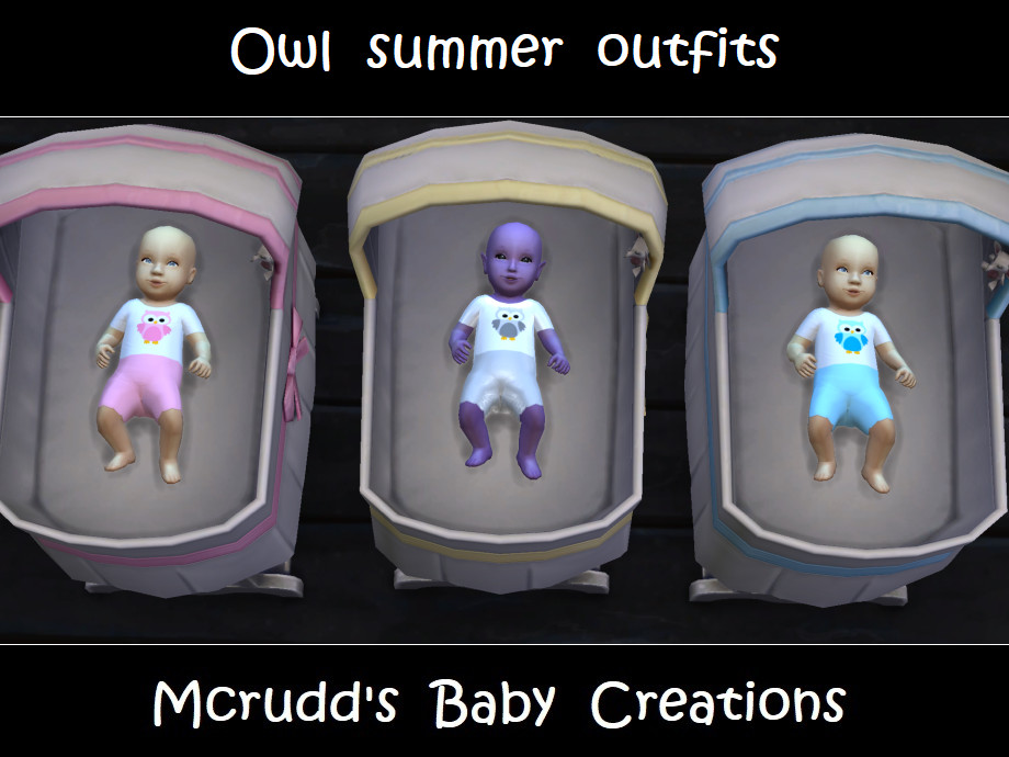 The Sims Resource | Owl summer outfits