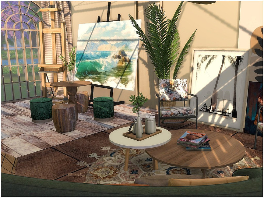 The Sims Resource - Boho Art Studio