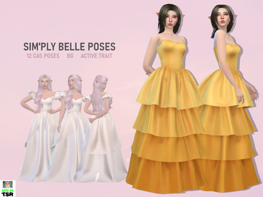 The Sims Resource - Sim'ply Belle Ball Gown Poses