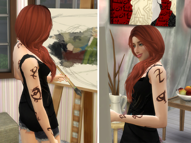 The Sims Resource | Shadowhunters TV runes - Clary