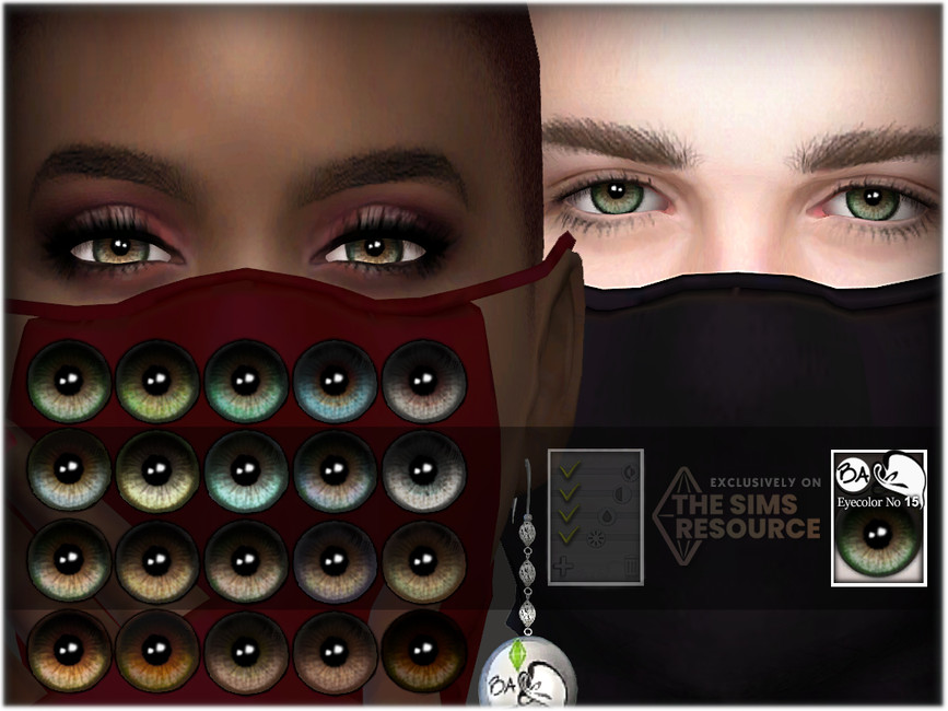The Sims Resource - Natural eye colors 15