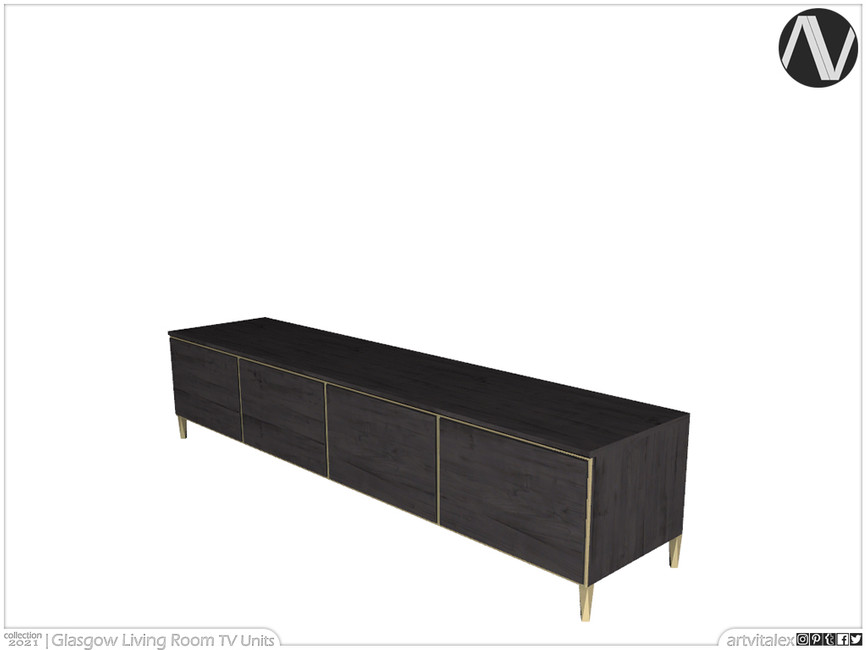 The Sims Resource - Glasgow TV Stand