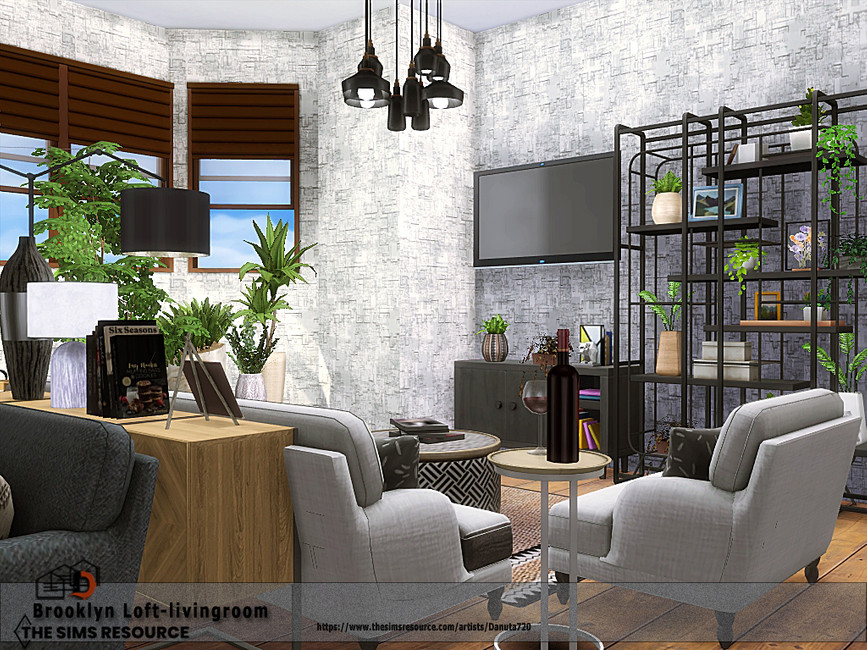 The Sims Resource - Brooklyn Loft-livingroom
