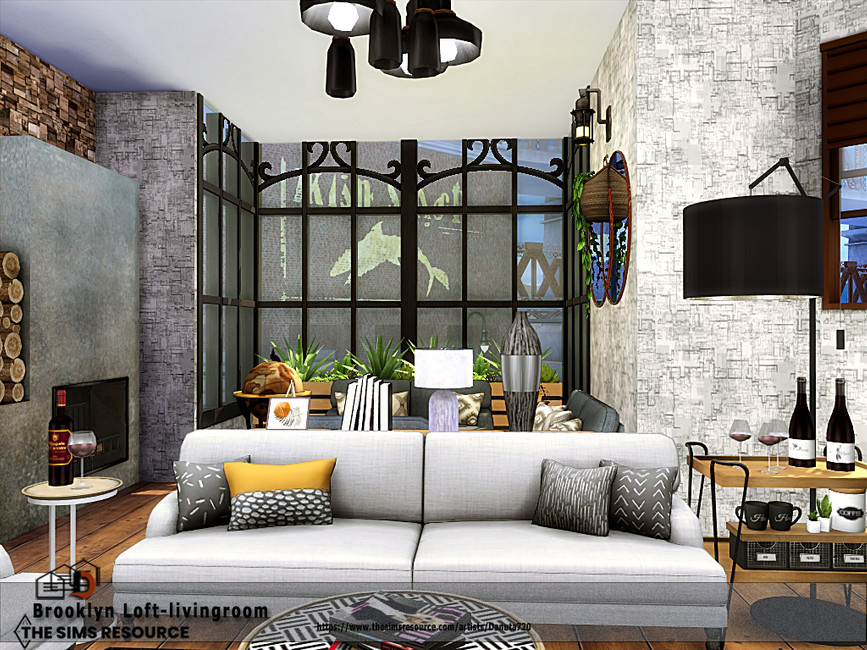 The Sims Resource - Brooklyn Loft-livingroom