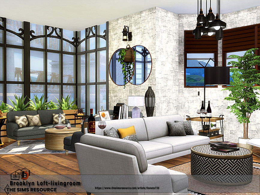 The Sims Resource - Brooklyn Loft-livingroom