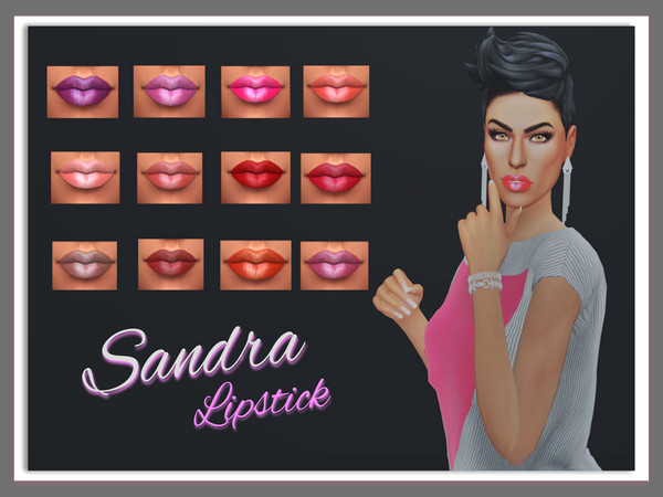 The Sims Resource - Sandra lipstick!!!