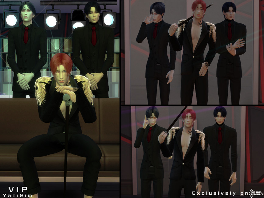 The Sims Resource - VIP (Pose Pack)