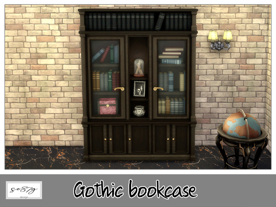 The Sims Resource | Gothic Bookcase