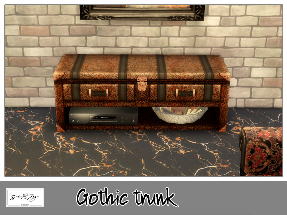 The Sims Resource | Gothic Trunk