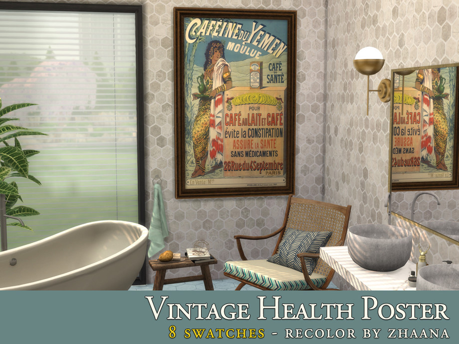 The Sims Resource | Vintage Health Posters