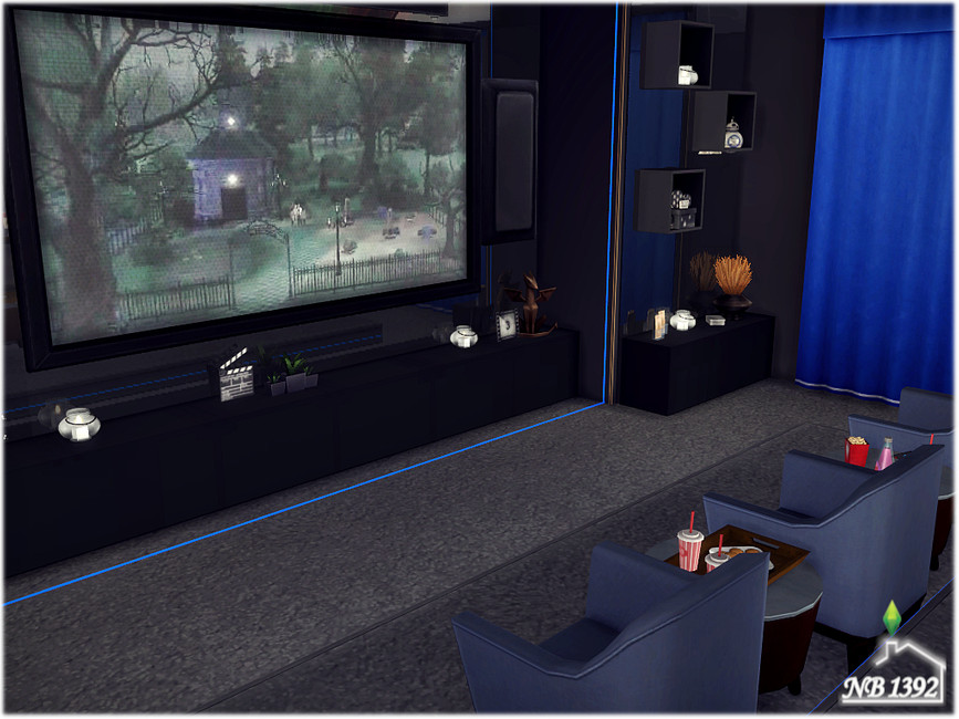 The Sims Resource - The Perfect Night - Home Cinema