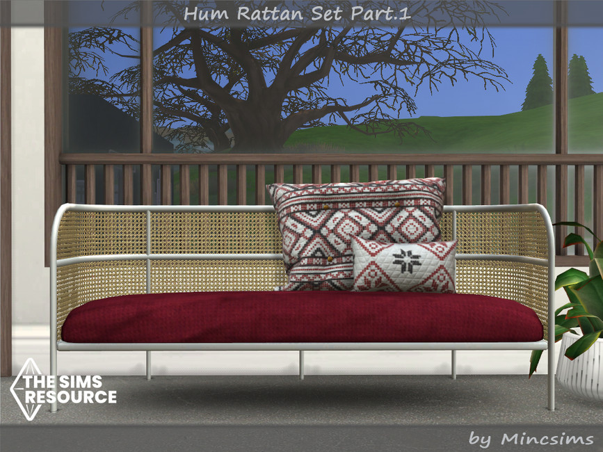 The Sims Resource - Hum Rattan Set Part.1