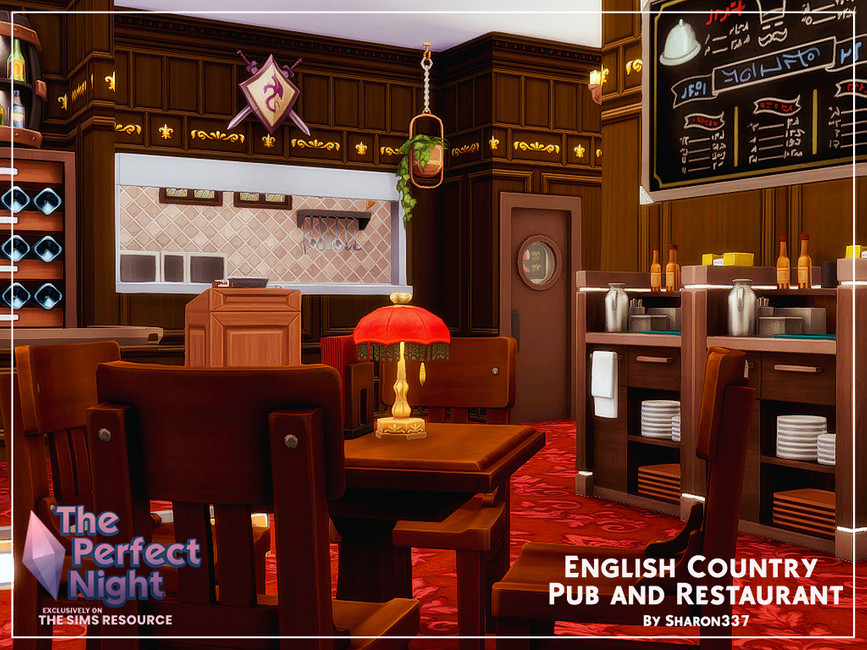 The Sims Resource - The Perfect Night - English Country Pub - Nocc