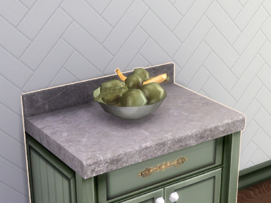 The Sims Resource - Country Kitchen Bowl of Fruit