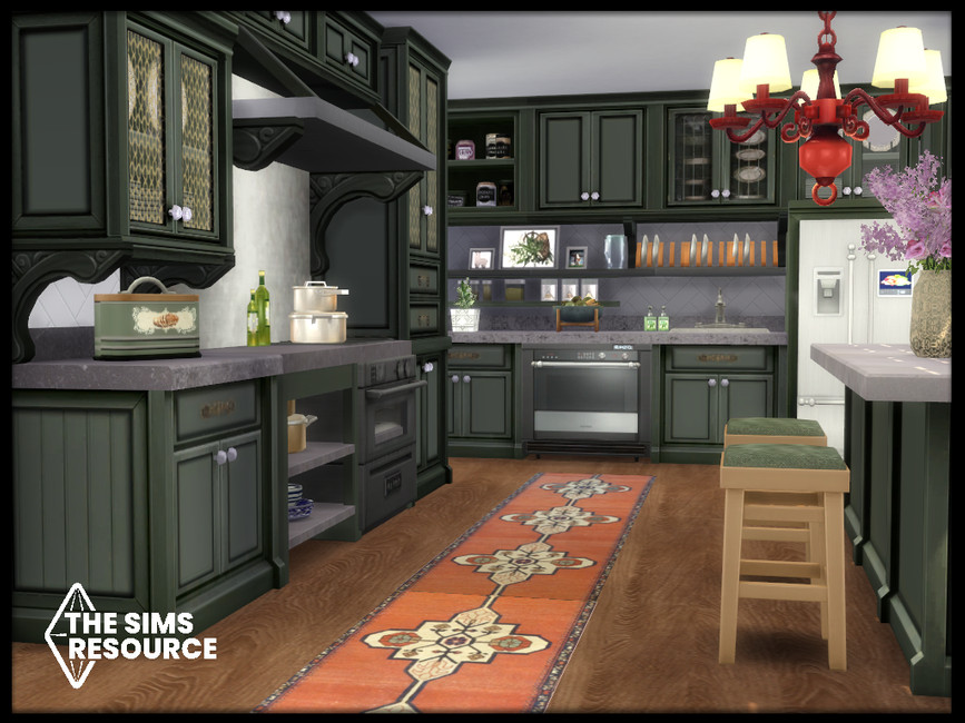 The Sims Resource - Country Kitchen set