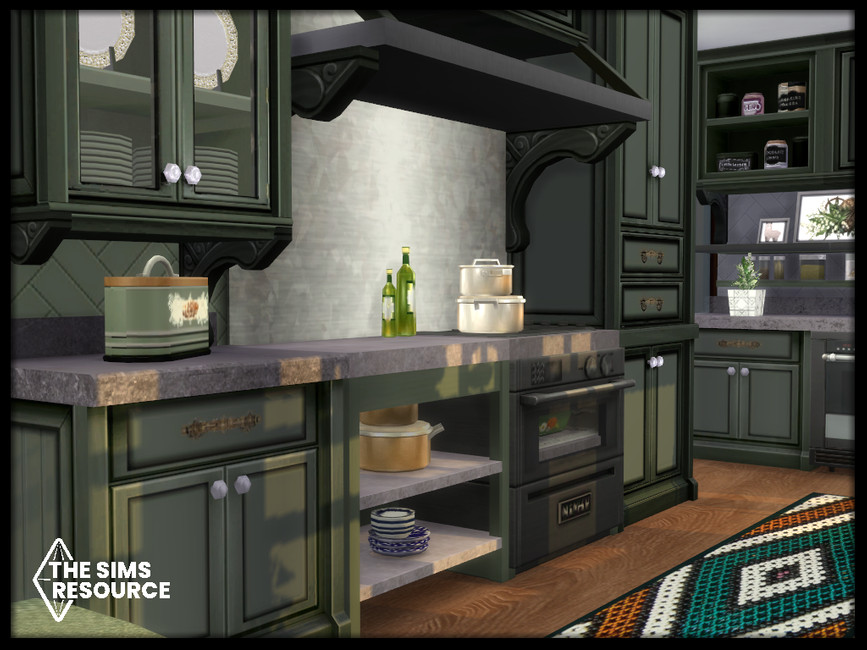 The Sims Resource - Country Kitchen set