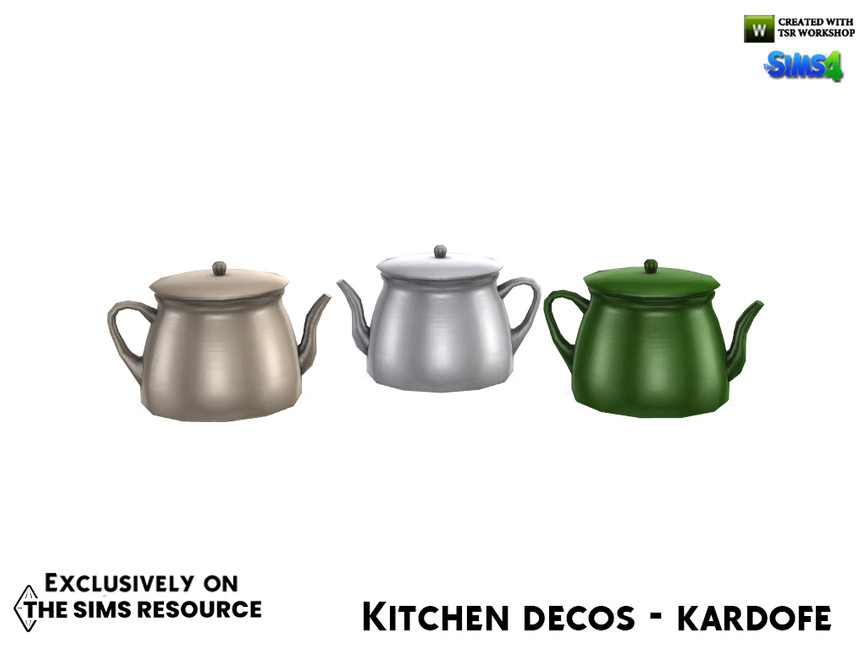 The Sims Resource - Kitchen decos_Teapot