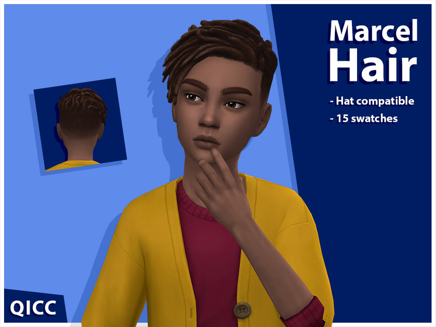 The Sims Resource - Marcel Hair
