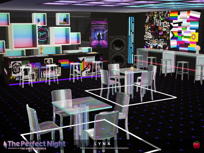 The Sims Resource - The Perfect Night - Lyna rooftop nightclub