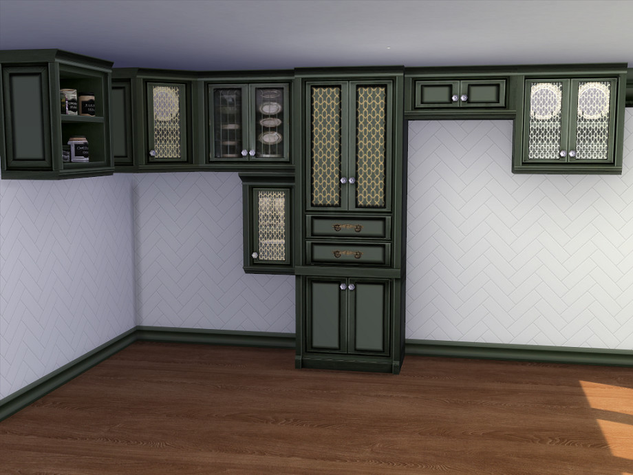 The Sims Resource | Country Kitchen Cabinet