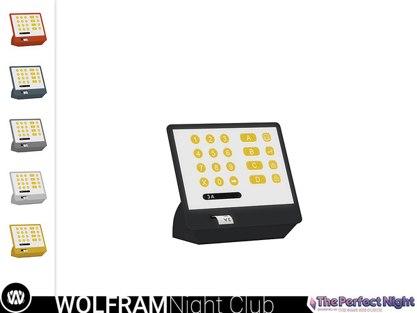 The Sims Resource | The Perfect Night - Wolfram Ticket Machine