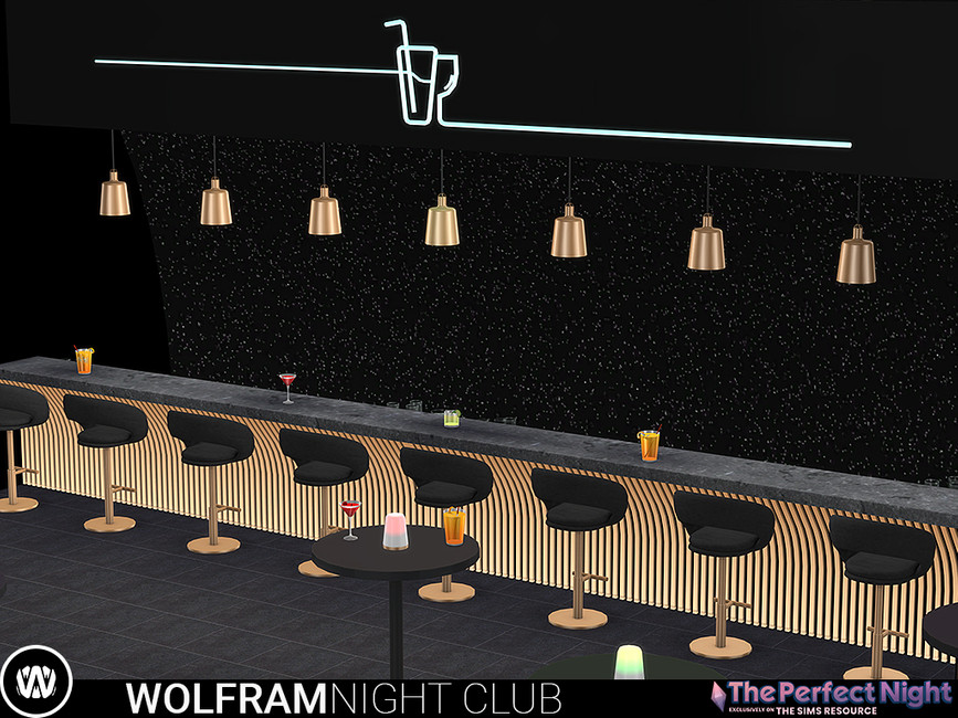 The Sims Resource - The Perfect Night - Wolfram Night Club Juice Bar