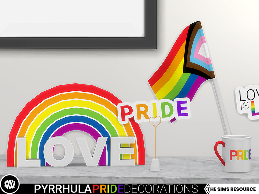 The Sims Resource - Pyrrhula Pride Decorations